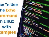 How To Use The Echo Command In Linux With Examples Cloudminister