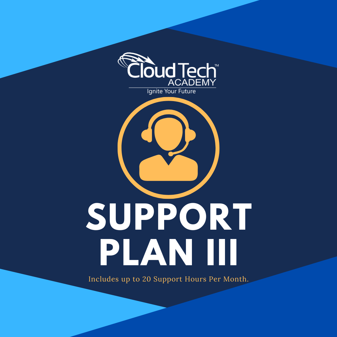 Support Plans - Cloud Tech Academy