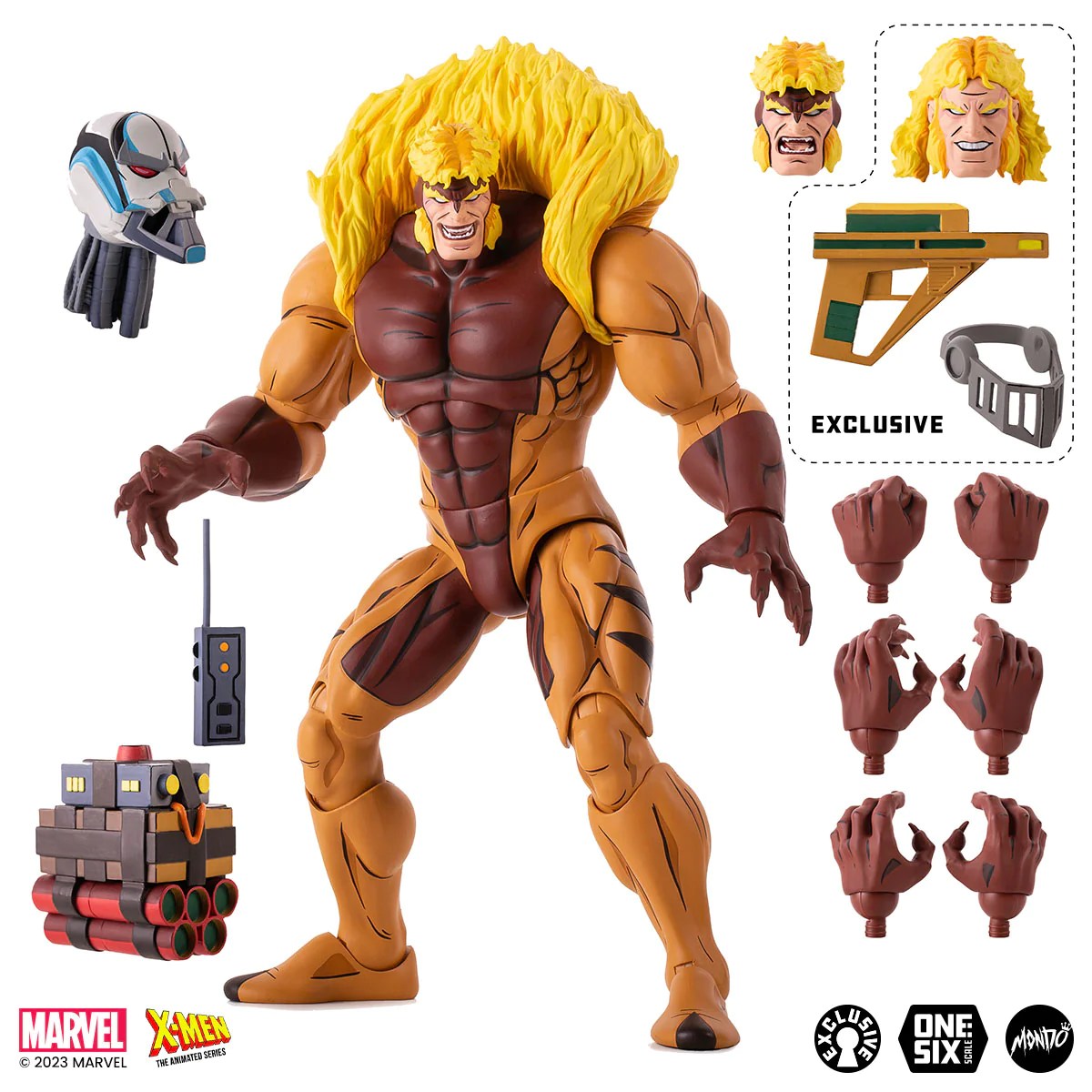 Sabretooth Claws His Way Into Mondo's 1:6 X-Men TAS Toy Line!