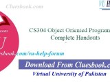 Cs304 Object Oriented Programming Complete Handouts