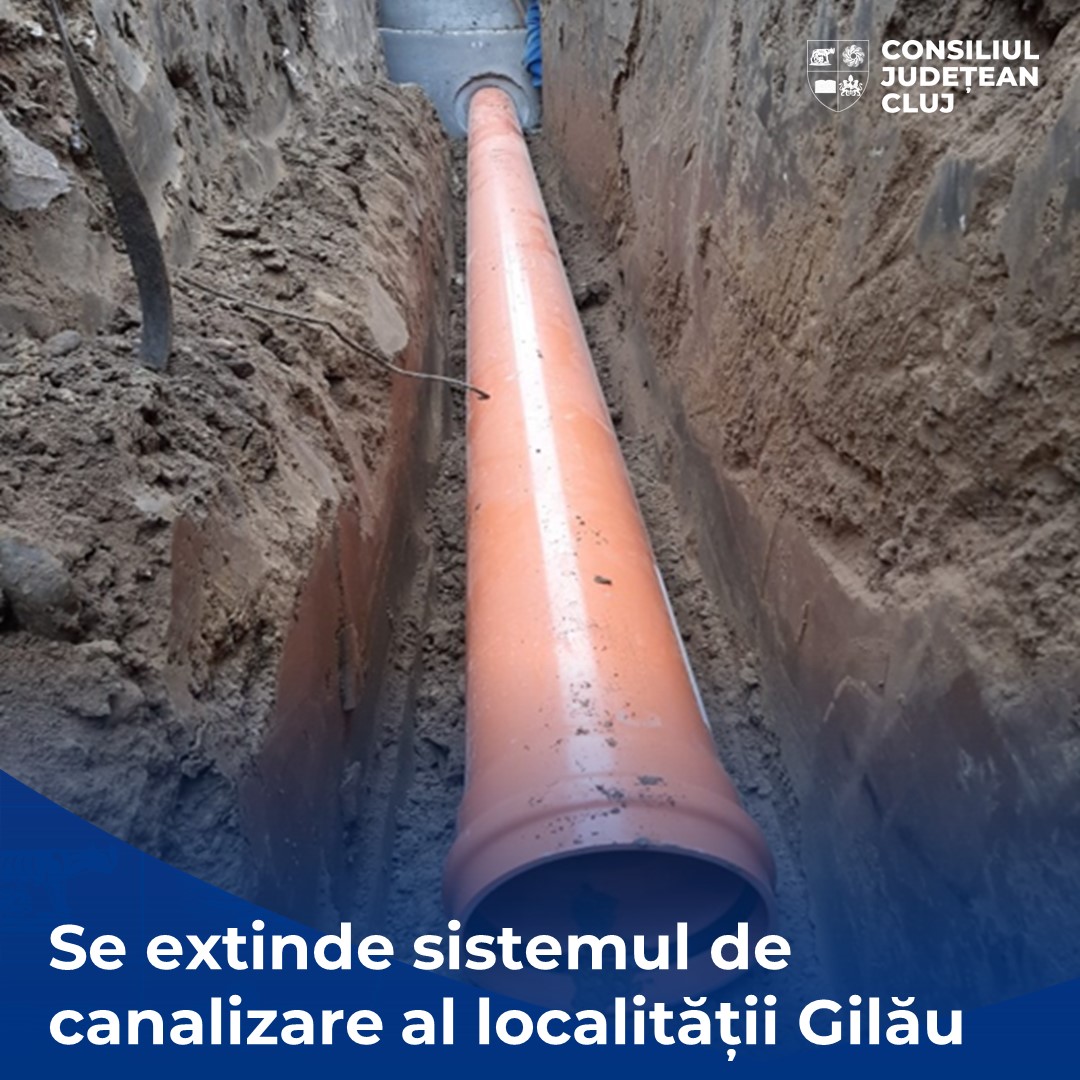 Sistemul de canalizare din Gilău va fi extins - ClujToday