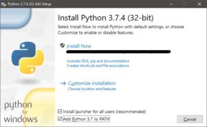 Installing Python 3 on Windows 10 – CMart Coding
