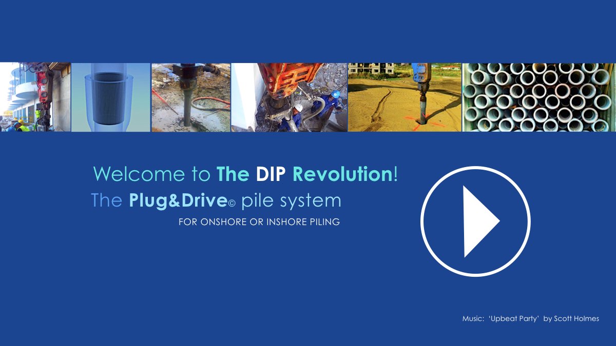 CMS Ductile Iron Piles prefabricated cast iron Plug&Drive© pile system