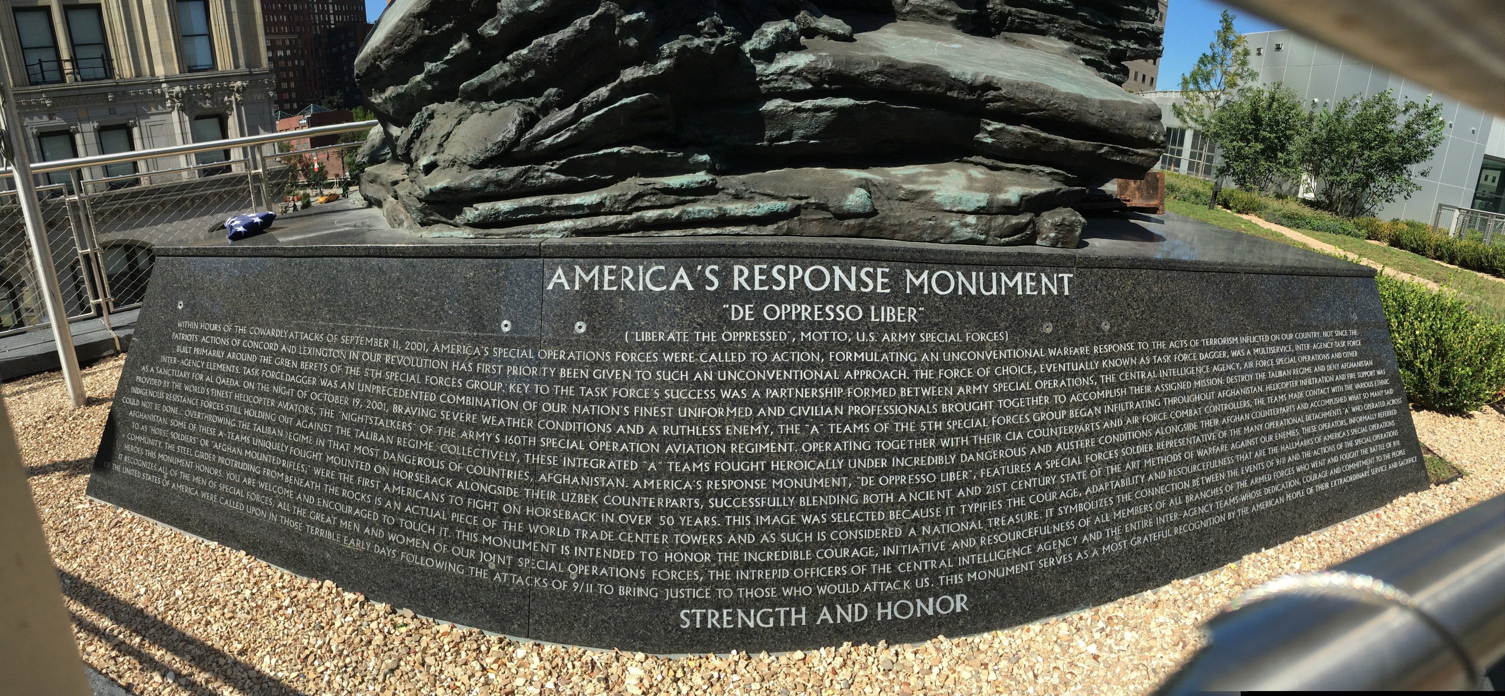 NYC Ground Zero: 'Horse Soldiers' statue finds final overwatch position ...