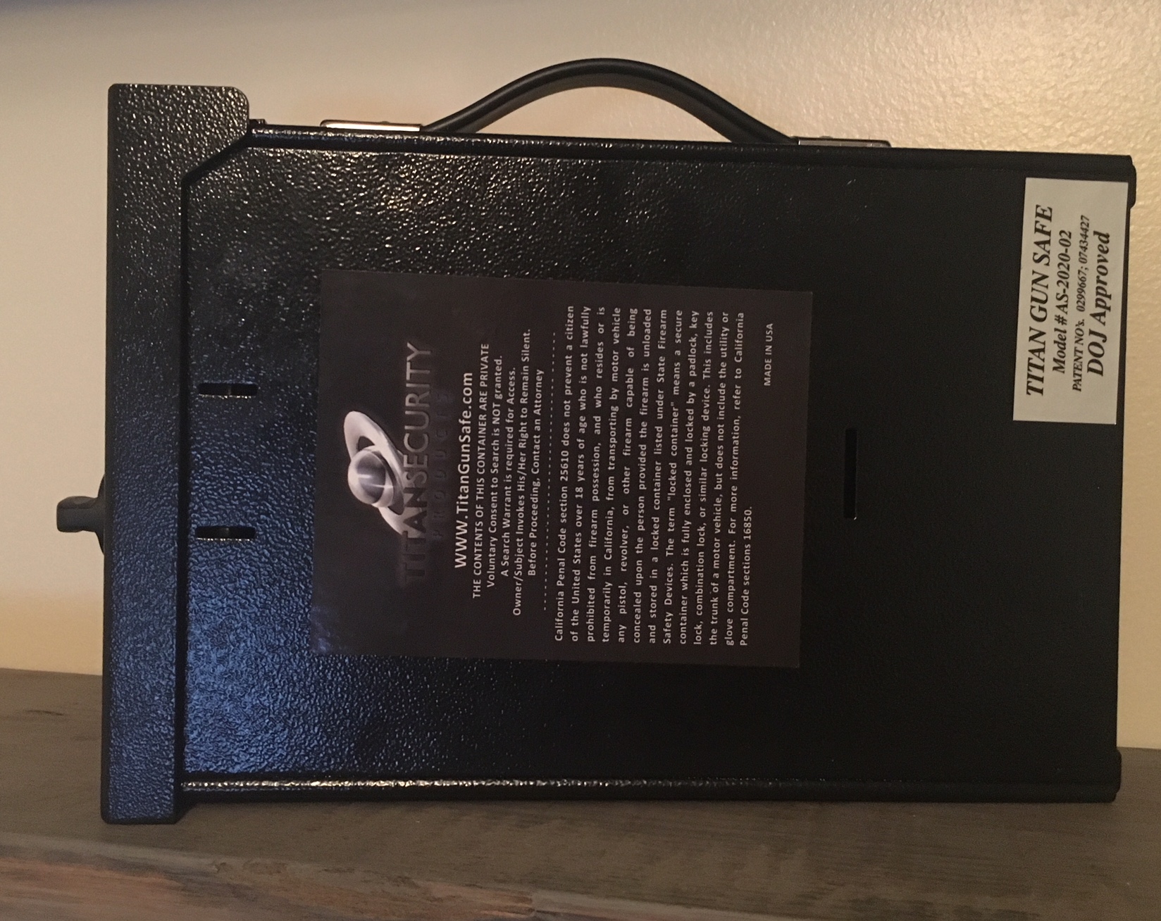 Say goodbye to electronic pistol safes: Titan gun safe review | SOFREP