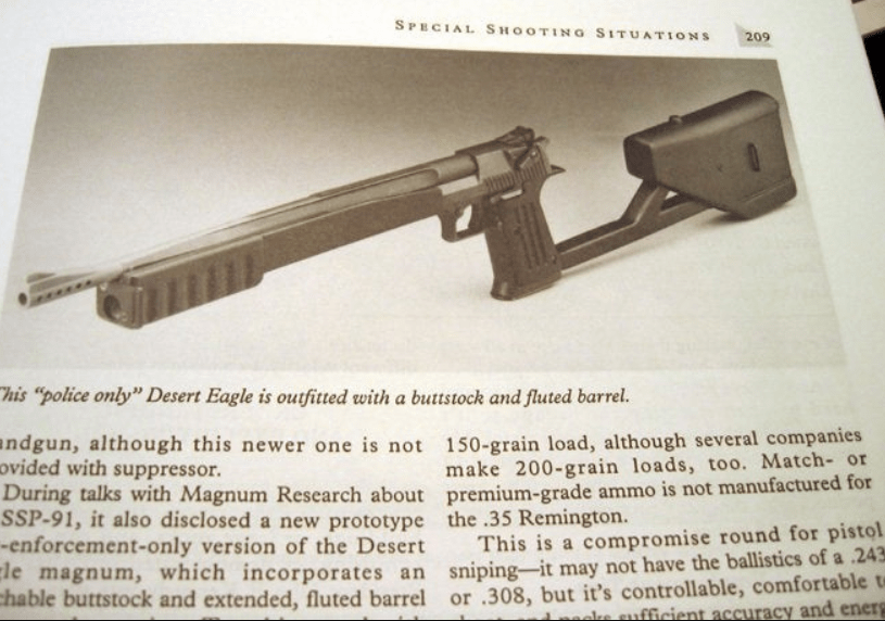 Ok it's pellet gun but imagine something like that with a real deagle ...