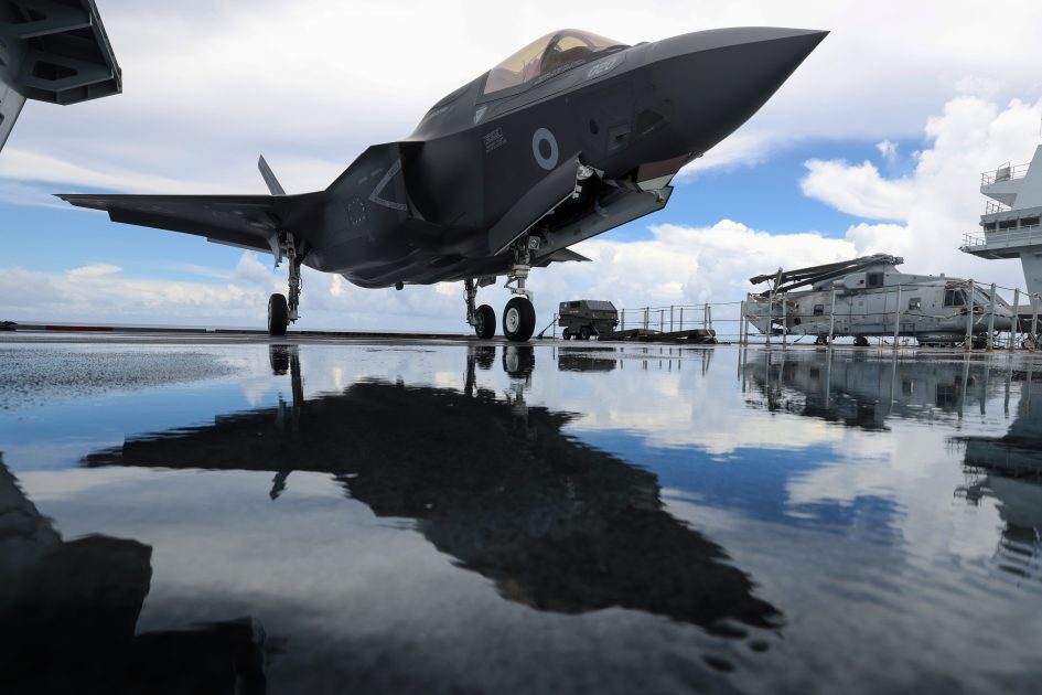 British F-35B Crashes in the Mediterranean During Joint Exercise, Pilot ...