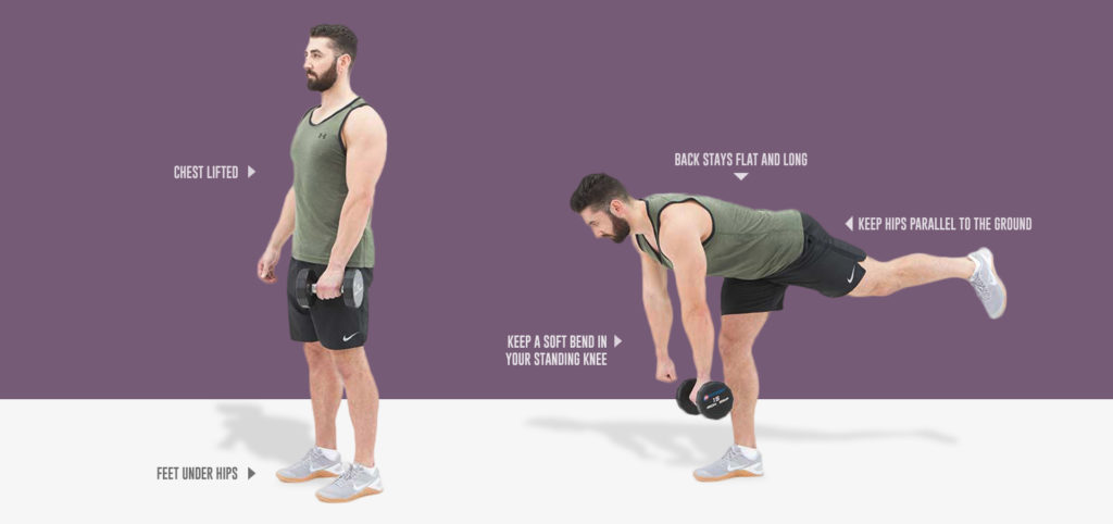 The One Leg Romanian Deadlift Is A Workout That You Should Be Doing But ...