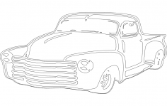 Chevy dxf File - Cnc File