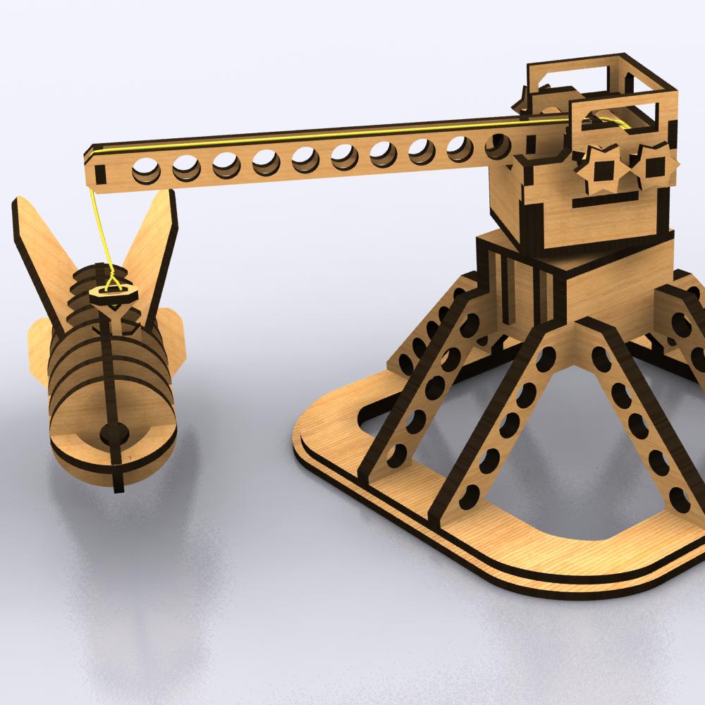 Platform Crane B: New Projet Launch! - CNCKing.com