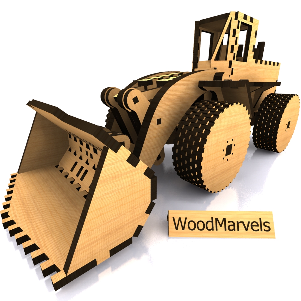 Front End Loader: New Woodworking Project Launched! - CNCKing.com