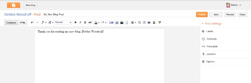 How to Start a Blog, Part 1: Blogger