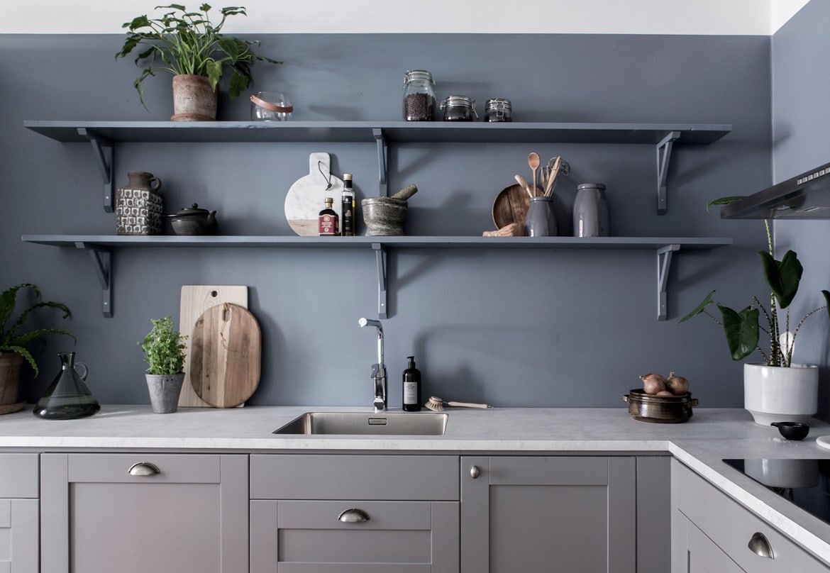 Blue Grey Kitchen Walls Is The ALL WHITE HOME Still Trendy For 2025?