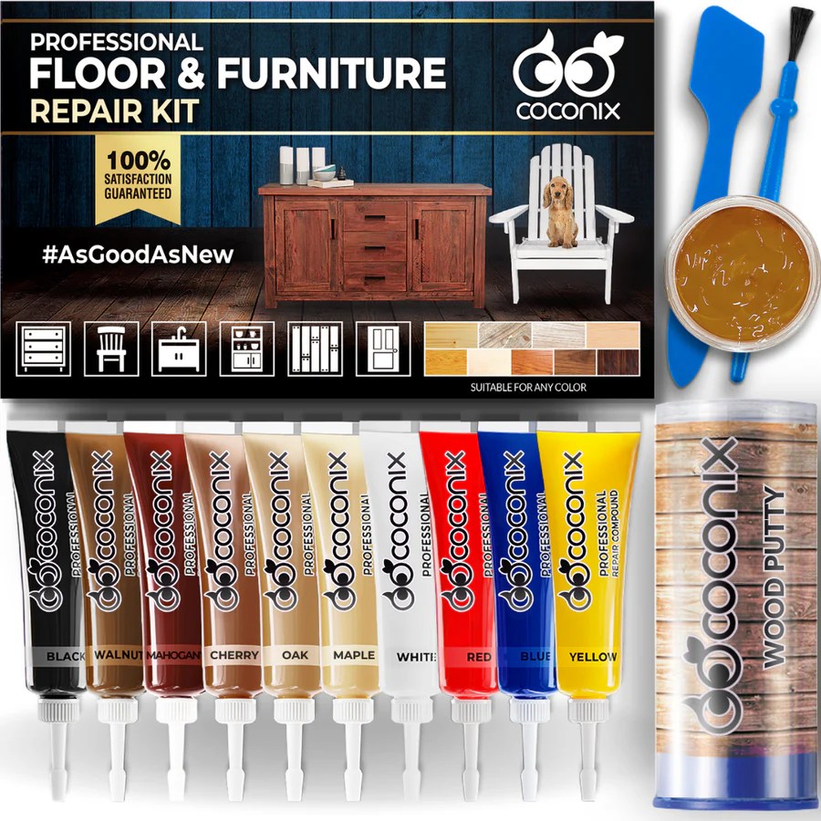 Coconix Leather Vinyl Repair Kit Floor Furniture Repair Kit