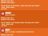 Reset Remove Css From Html Element Simple Examples