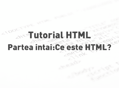 Tutorial HTML pentru începători. Istoria limbajului și exemple practice. - Code IT