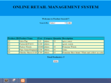 Online Retail Management System Source Code Projects