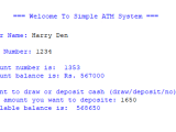 Simple Atm System In Python With Source Code Source Code Projects