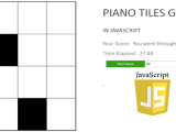 Piano Tiles Game In Javascript With Source Code Source Code Projects