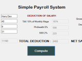 Simple Payroll System In Vb Net With Source Code Source Code Projects