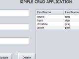 Java Swing Crud Application With Source Code Source Code Projects