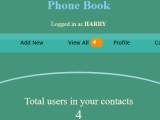 Phone Book In Php With Source Code Source Code Projects
