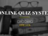 Online Quiz System In Php With Source Code Source Code Projects