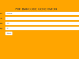 Barcode Generator In Php With Source Code Source Code Projects