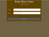 Body Mass Index Bmi Calculator In Javascript With Source Code Source