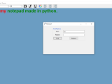 Notepad In Python With Source Code Source Code Projects