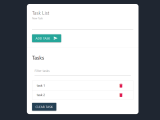 Task List In Javascript With Source Code Source Code Projects