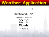 Weather Application In Javascript With Source Code Source Code Projects