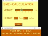 Simple Bmi Calculator In Python With Source Code Source Code Projects