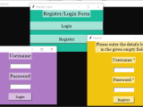 Register Login Form In Python With Source Code Source Code Projects