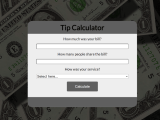 Simple Tip Calculator In Javascript With Source Code Source Code
