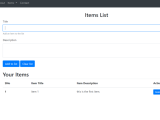 Item List In Javascript With Source Code Source Code Projects