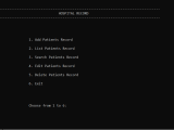 Hospital Record System In C With Source Code Source Code Projects