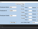 Employee Wage Calculator In C With Source Code Source Code Projects
