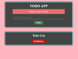 Local Storage Todo App In Js With Source Code Source Code Projects