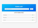 Todo List Crud In Javascript With Source Code Source Code Projects