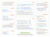 Markdown Cheat Sheet