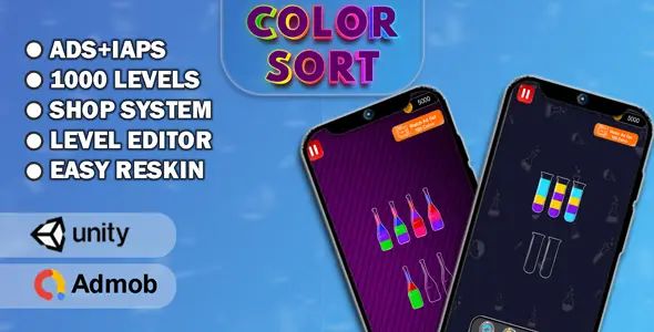 Magic Water Sort Puzzle Unity Game Source Code Codester - Vintage Art Collection - 4K Quality