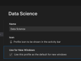 Profiles In Visual Studio Code