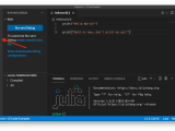 Julia In Visual Studio Code