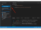 Julia In Visual Studio Code