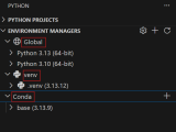 Python Environments In Vs Code