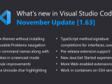 Visual Studio Code November 2021
