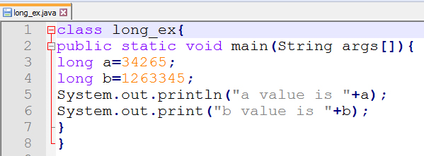 Datatype and variables in Java programming language - Codeforcoding