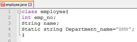The static keyword in Java programming language - Codeforcoding