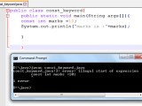 The Const Keyword In Java Programming Language Codeforcoding